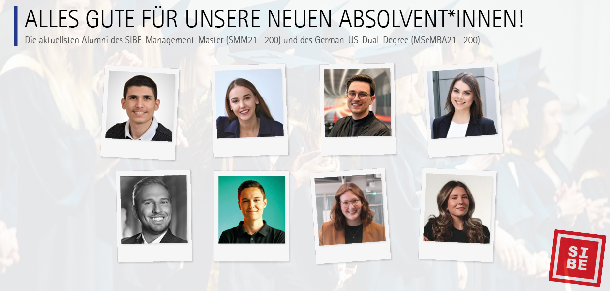 All the best to our new graduates – SIBE | Steinbeis-Hochschule